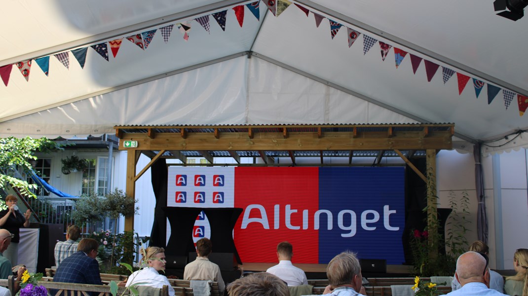 Se debattene fra Altingets scene i Arendal - Altinget