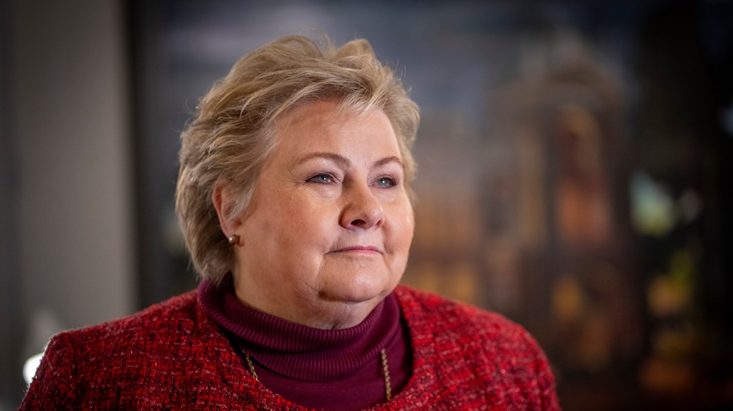 Erna Solberg innstilt som Høyre-leder igjen: – Hun står fjellstøtt ...